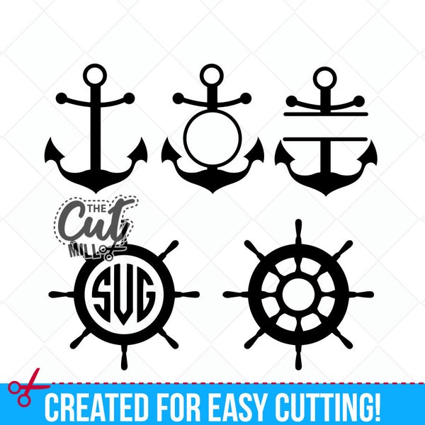Printable Ship Wheel Svg - Etsy