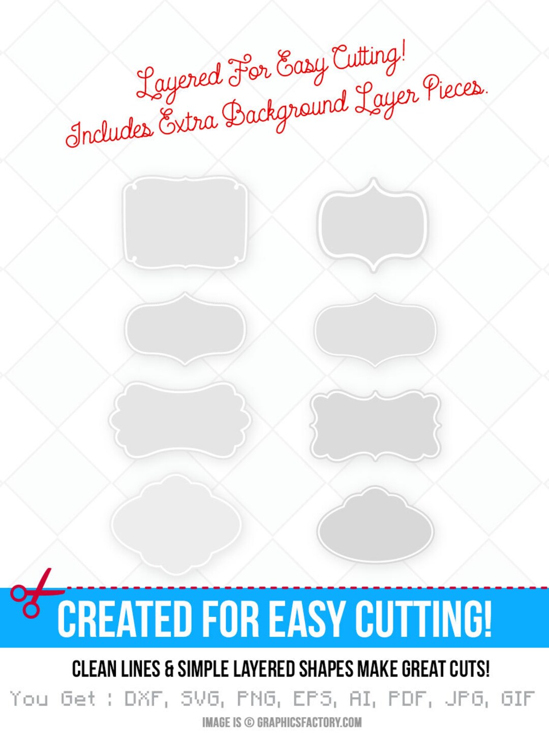 SVG Marcos, marcos de dxf, fronteras svg, jpg, png, eps, archivos de ...