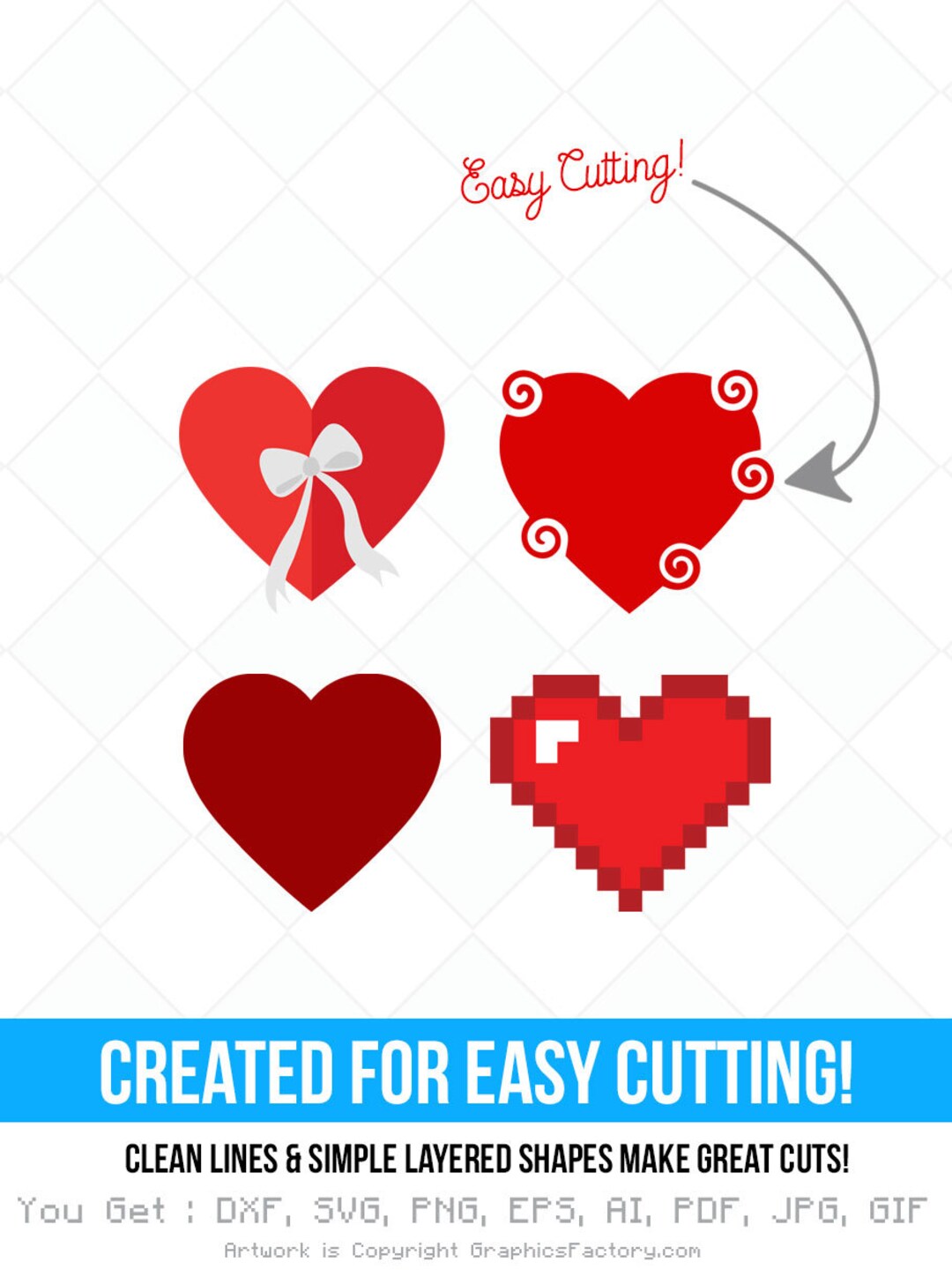 8 Bit Heart Clipart Gif