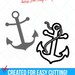 Anchor Svg, Anchor Dxf, Nautical Svg, Jpg, Png, Eps, Ai Cutting Files ...