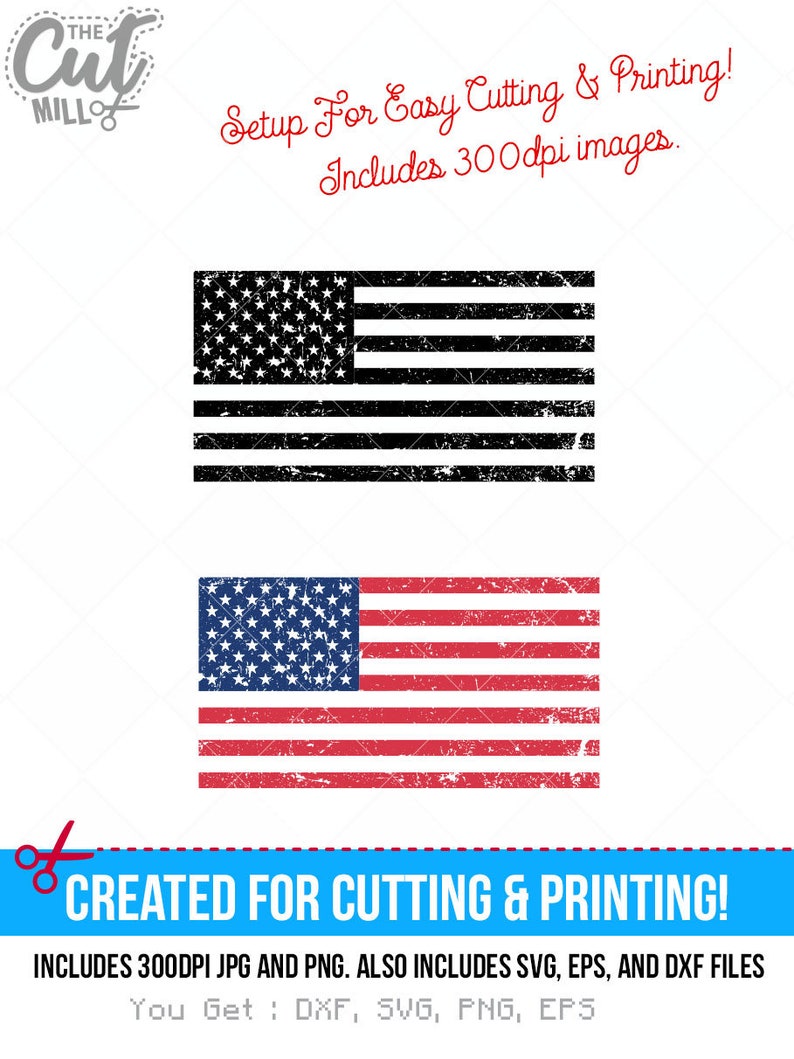 Distressed Flag Svg Distressed USA Flag Svg Cut File Clip | Etsy