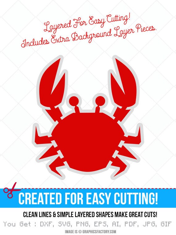 Simple Crab Silhouette