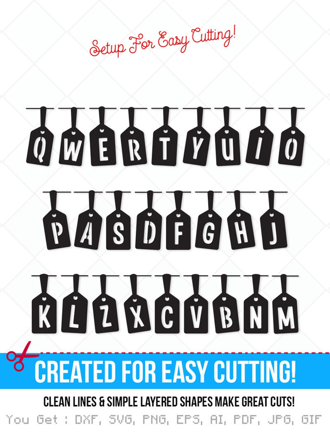 Svg Initials, Svg Letters, Cut Files, Cutting Files, Svg, Dxf, Png ...