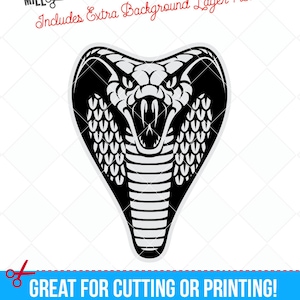 Cobra Svg Snake Dxf Files Logo Svg Jpg Png Dxf Cutting - Etsy
