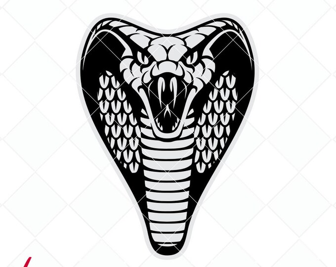 Cobra Svg, Snake Dxf Files, Logo Svg, Jpg, Png, Dxf Cutting Files, Clip ...