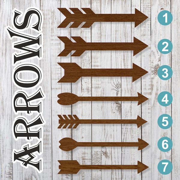 Wooden Arrows - Etsy