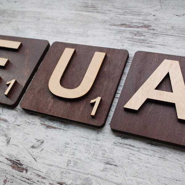Scrabble Wall Tiles - Etsy