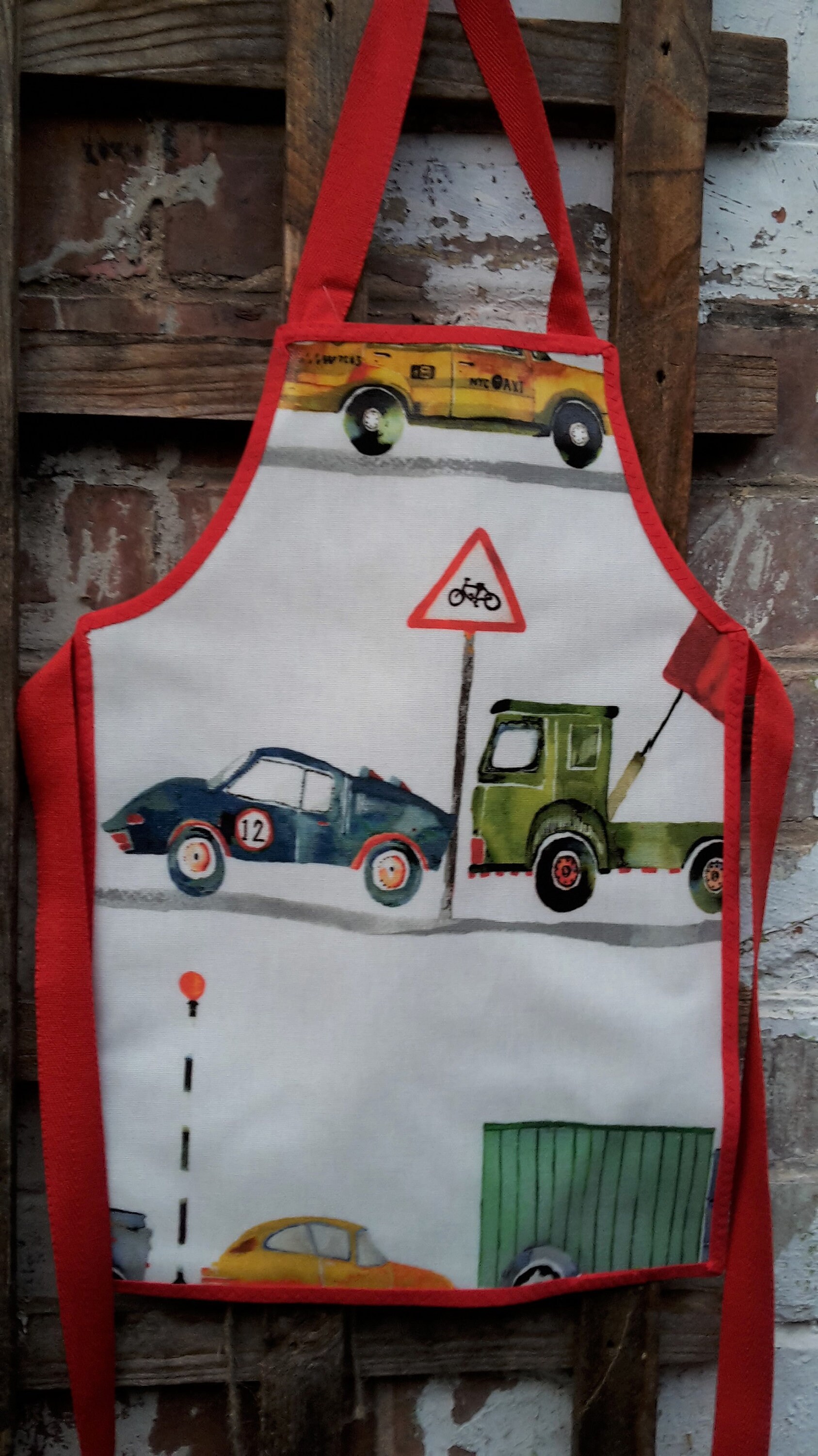 Child's Apron PVC Cars & Lorries in 2 Sizes - Etsy