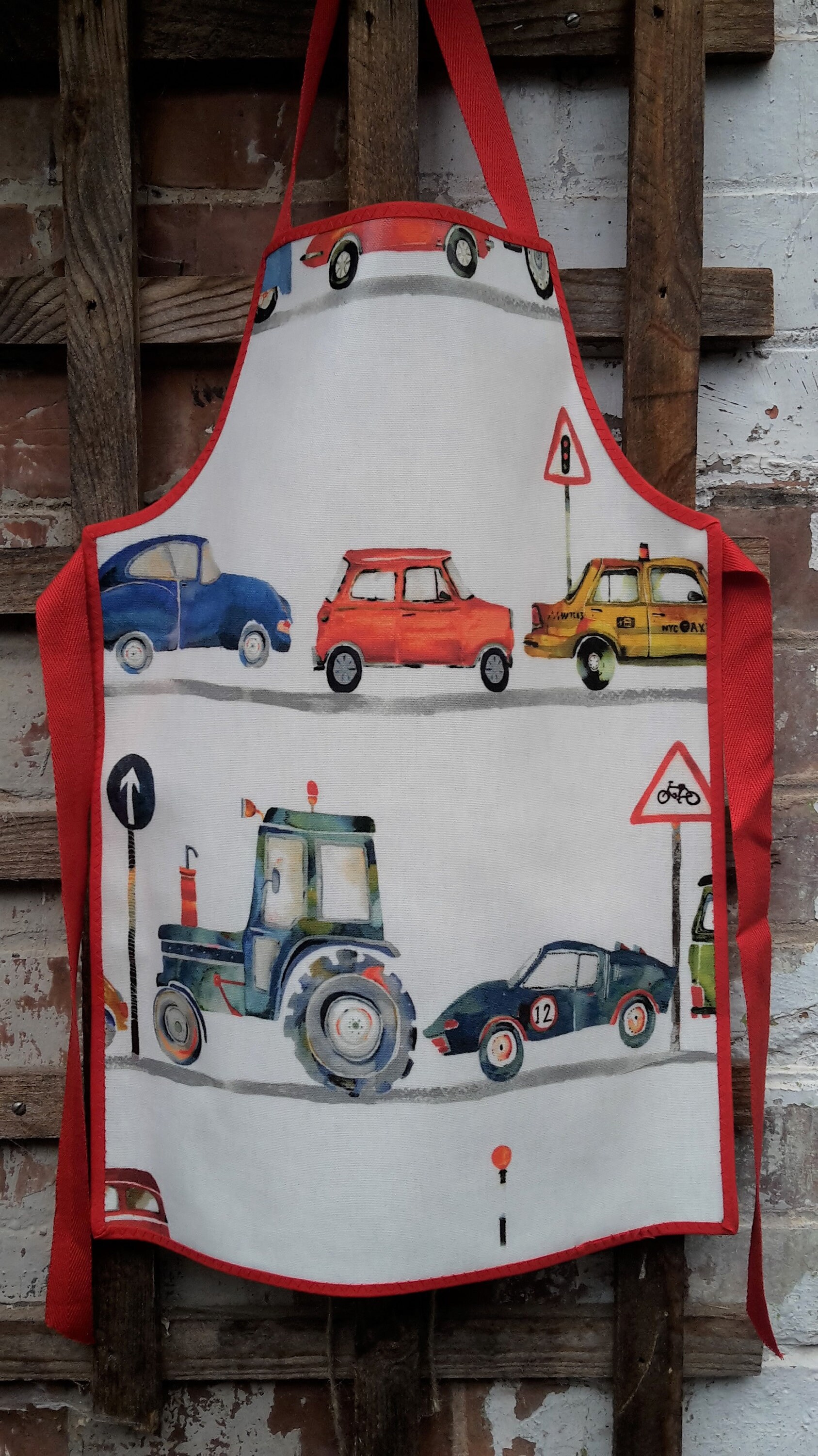 Child's Apron PVC Cars & Lorries in 2 Sizes - Etsy