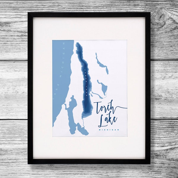 Torch Lake - Etsy