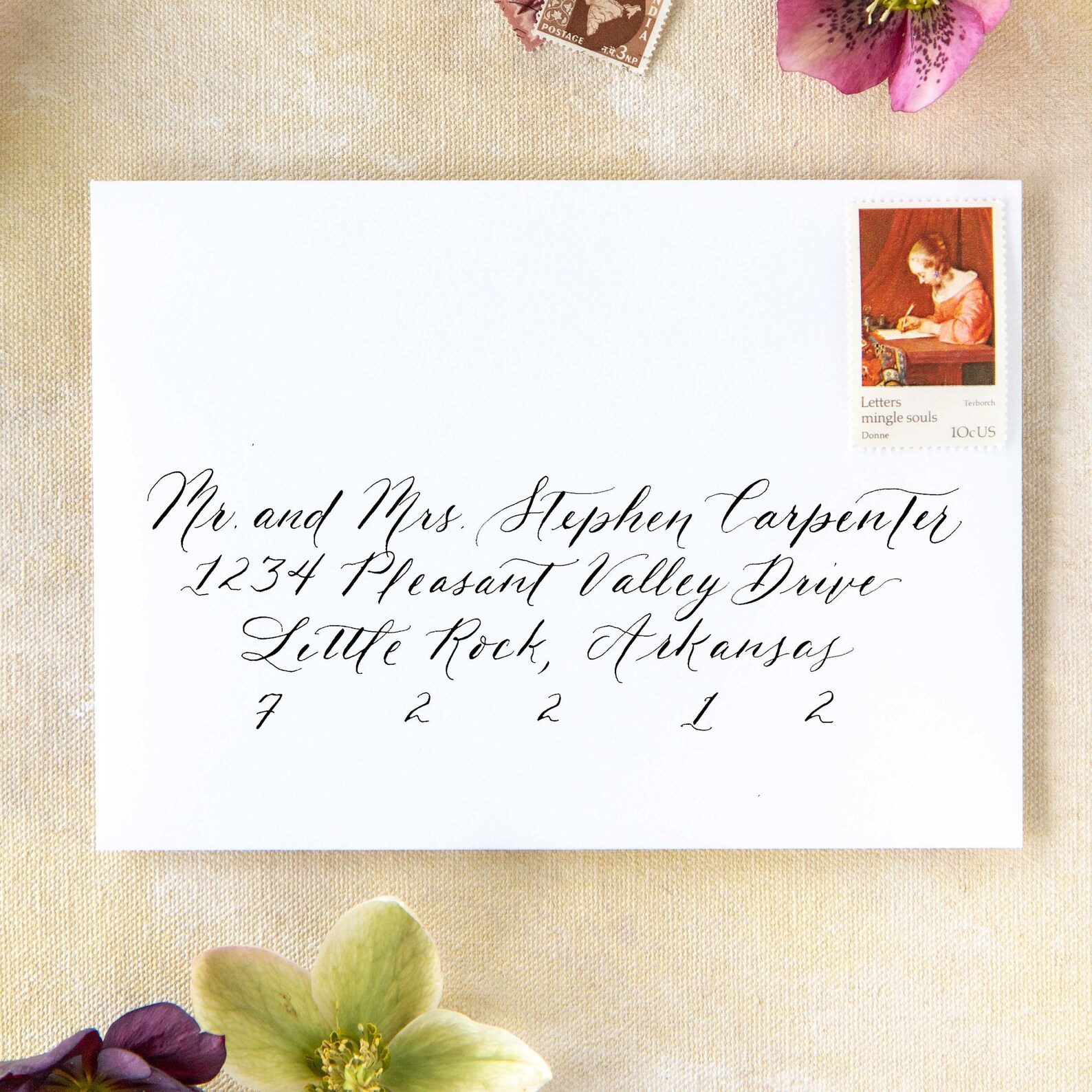 Wedding Calligraphy/envelope Addressing in Modern Calligraphy - Etsy