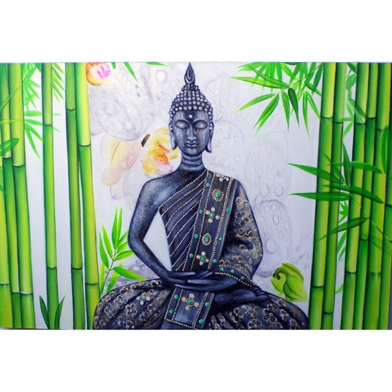 Thai Buddha Face Painting
