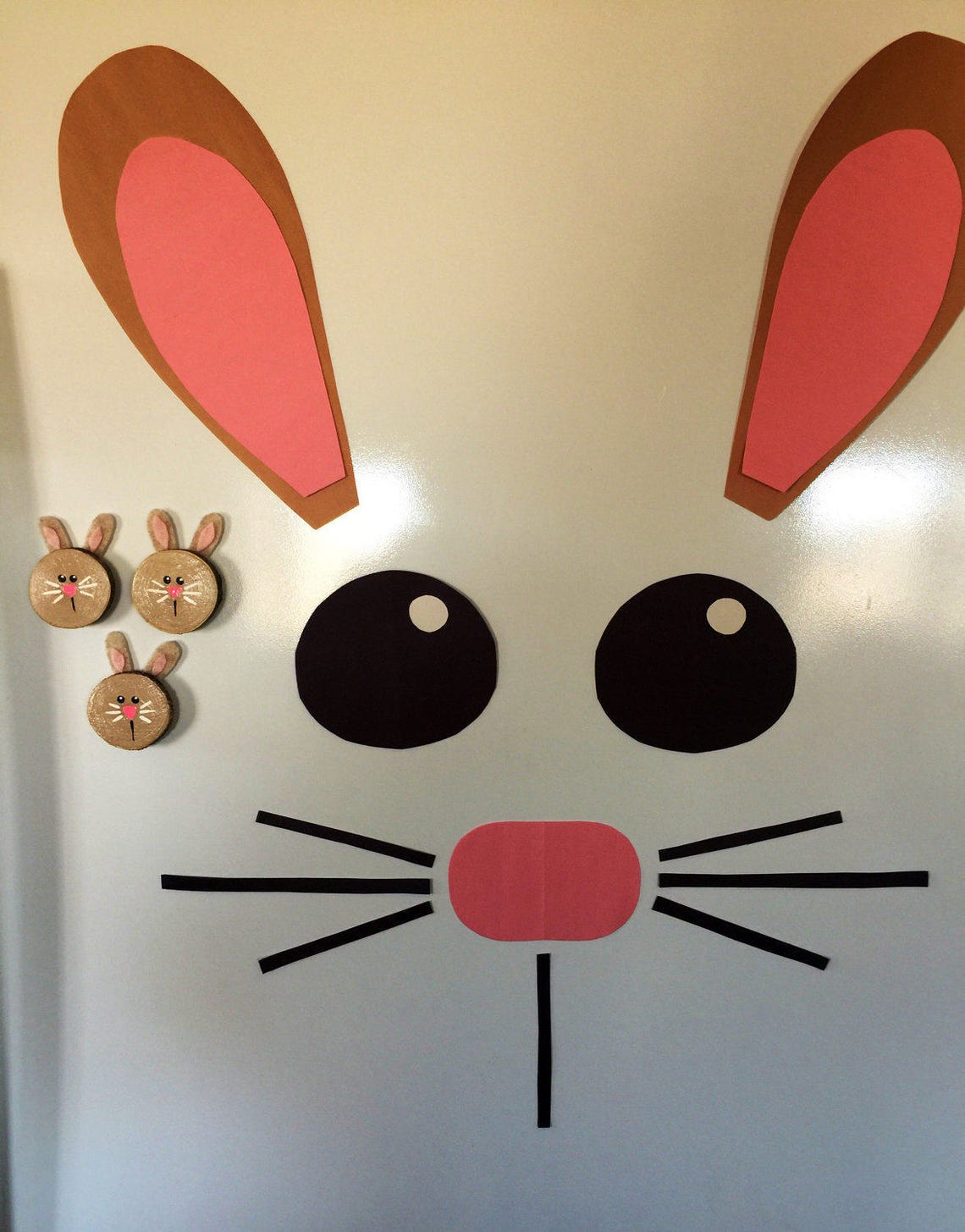 Wood Bunny Magnets/fridge Magnets/spring Magnets/easter Bunny | Etsy