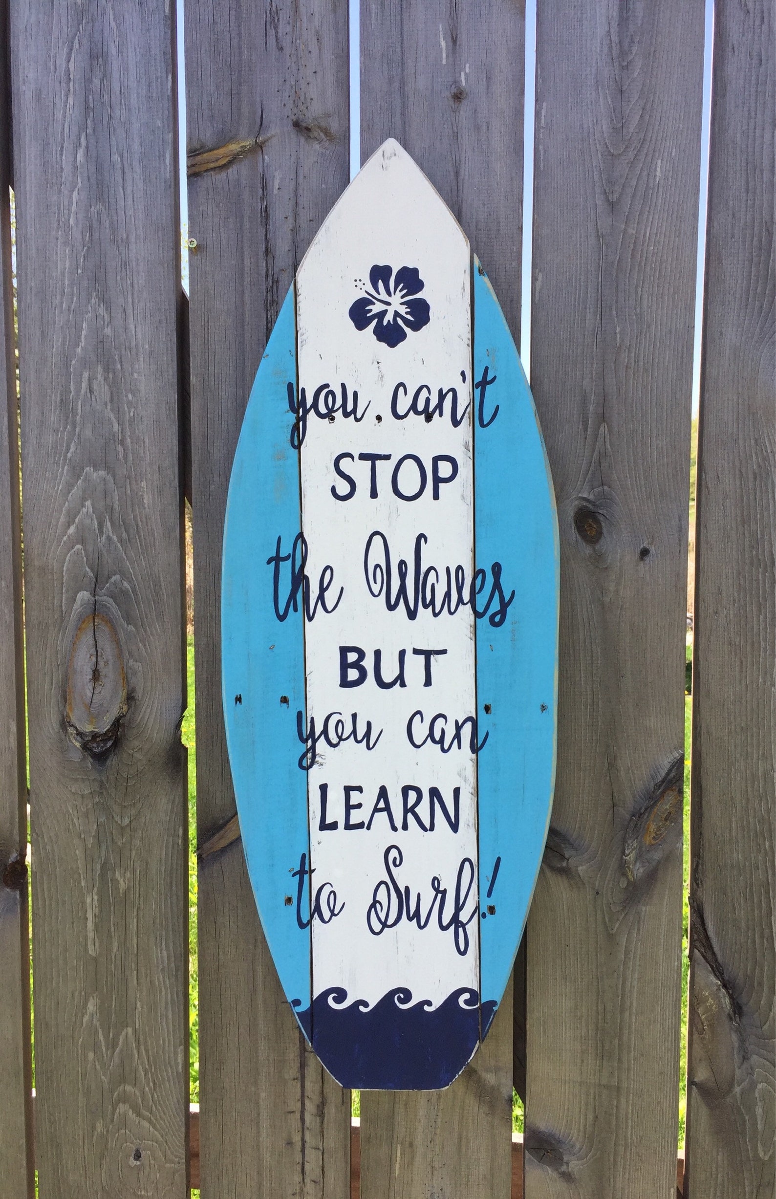 Surfboard Sign/wooden Surfboard Sign/surfboard Wall Art/beach - Etsy