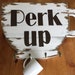Perk up Coffee Cup Sign/wooden Coffee Sign With Hooks/coffee Cup Holder ...