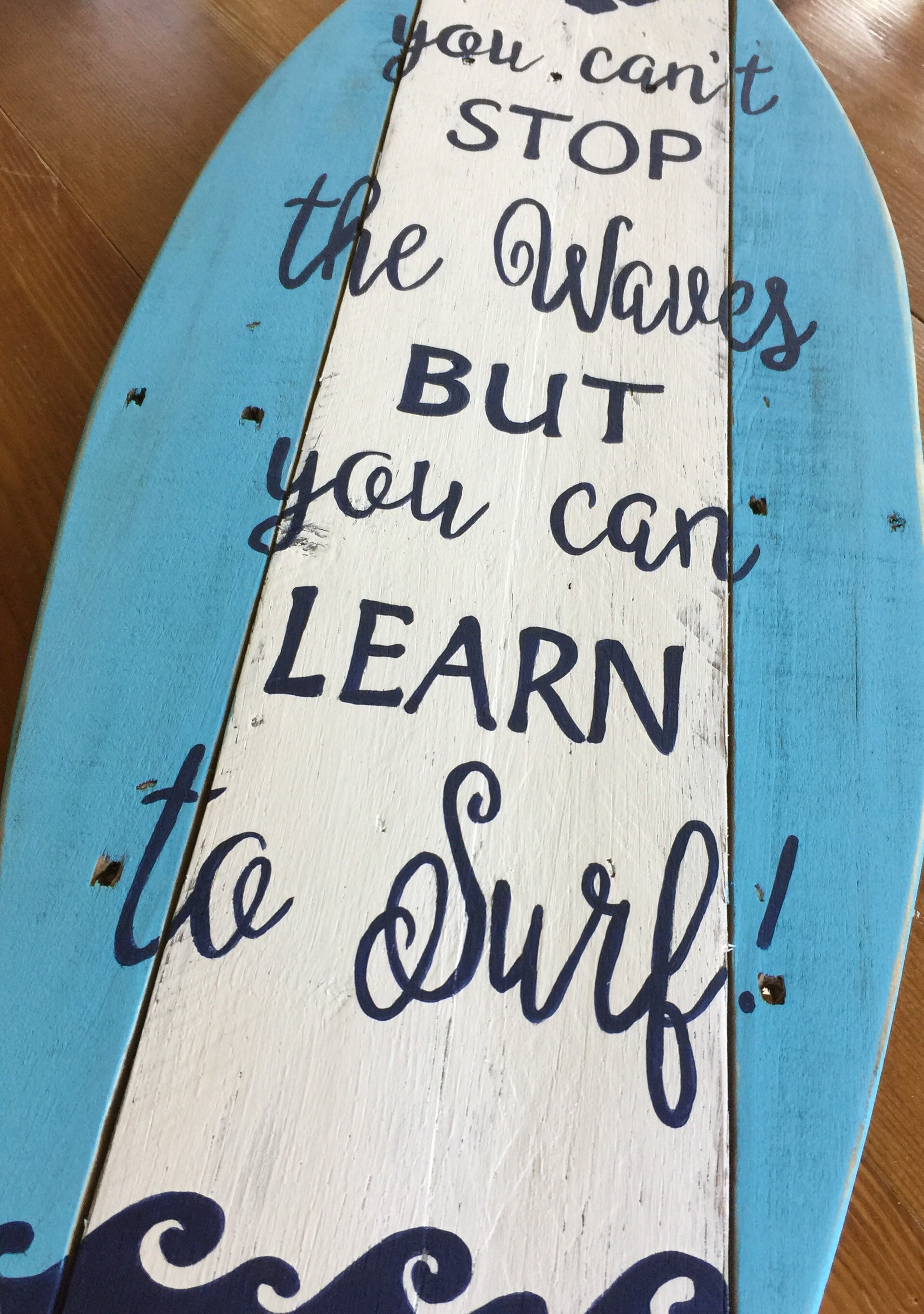 Surfboard Sign/wooden Surfboard Sign/surfboard Wall Art/beach - Etsy