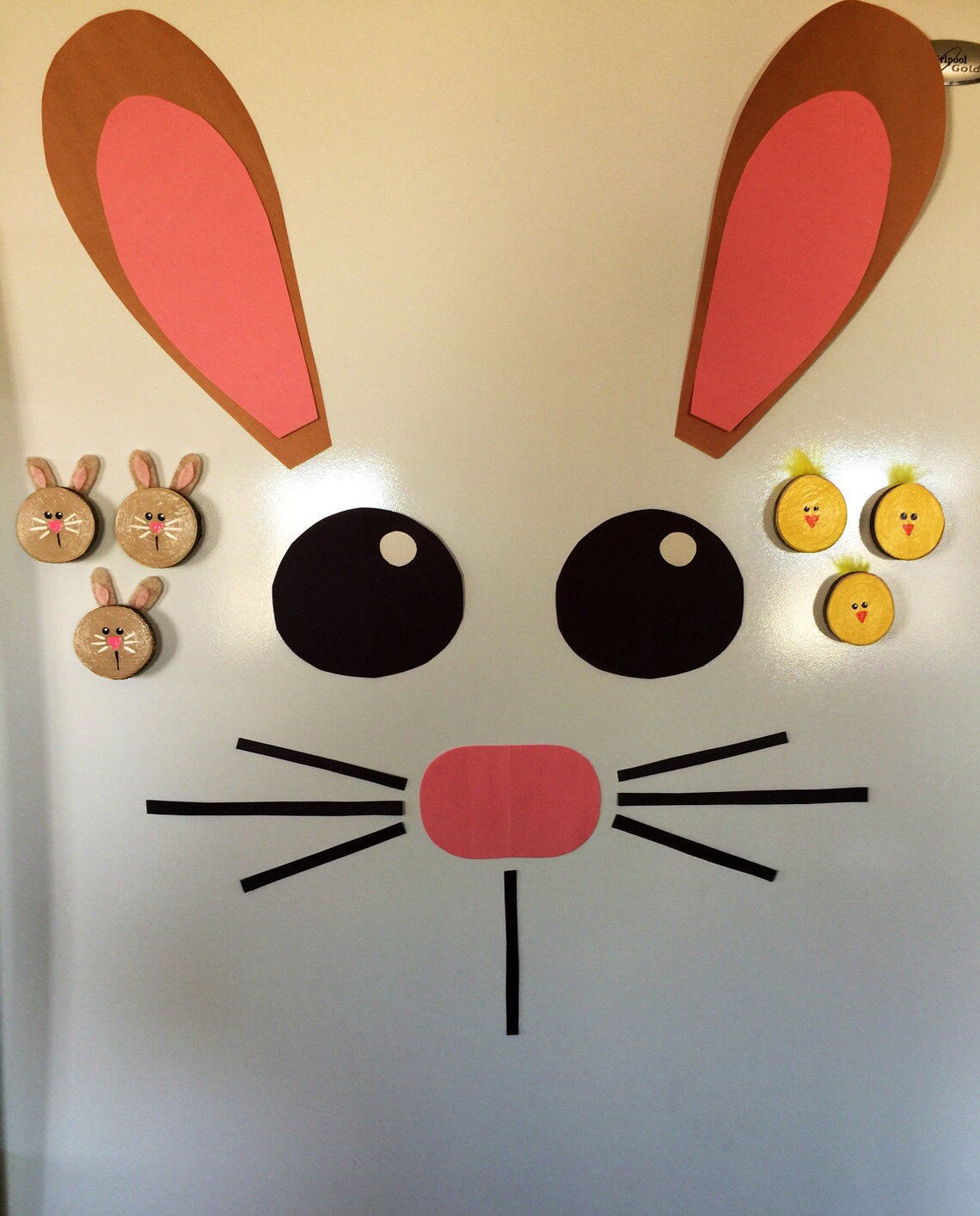 Wood Bunny Magnets/fridge Magnets/spring Magnets/easter Bunny | Etsy