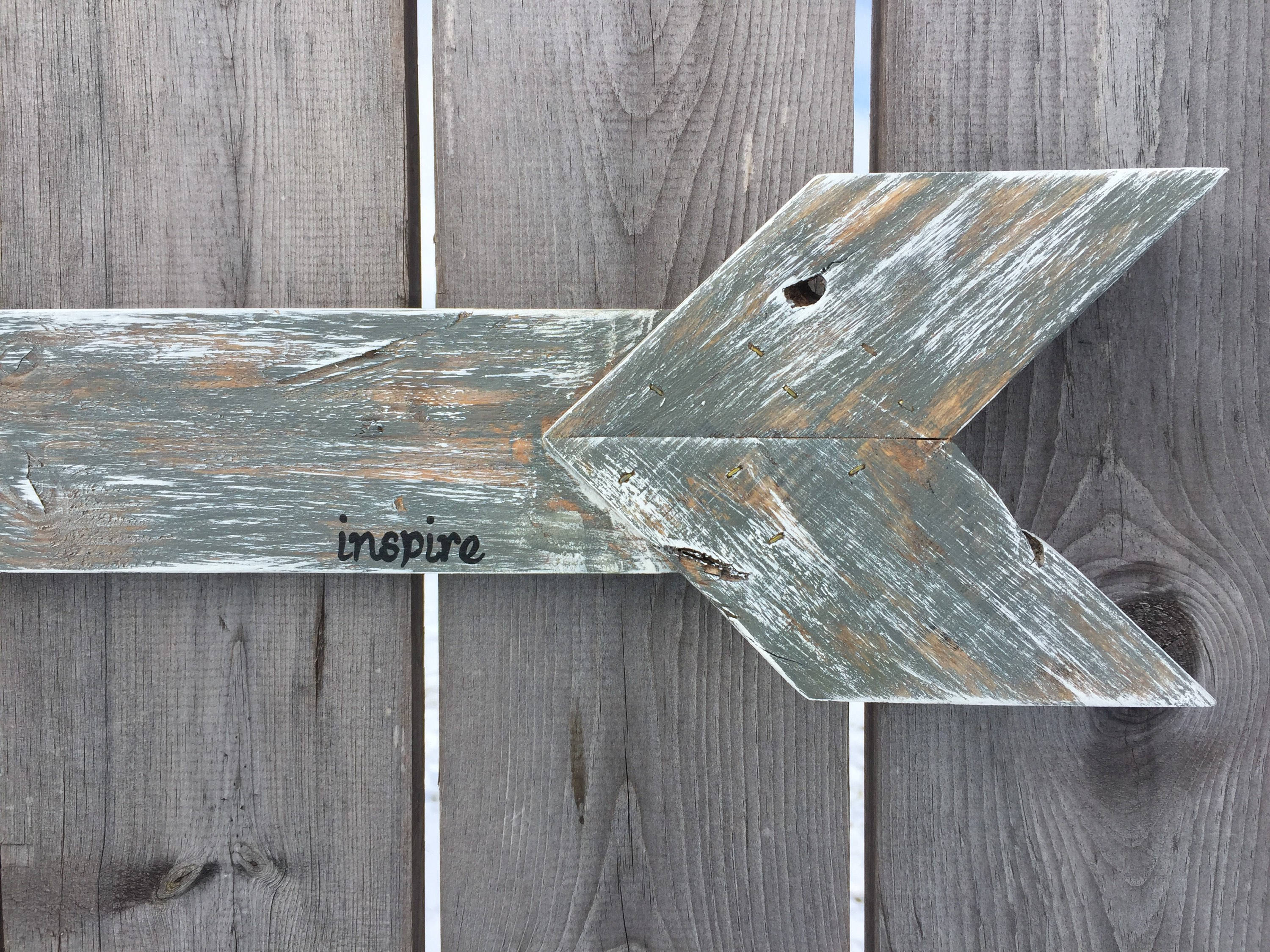 Inspire Arrow Sign/wooden Arrow/inspirational Sign/tribal - Etsy