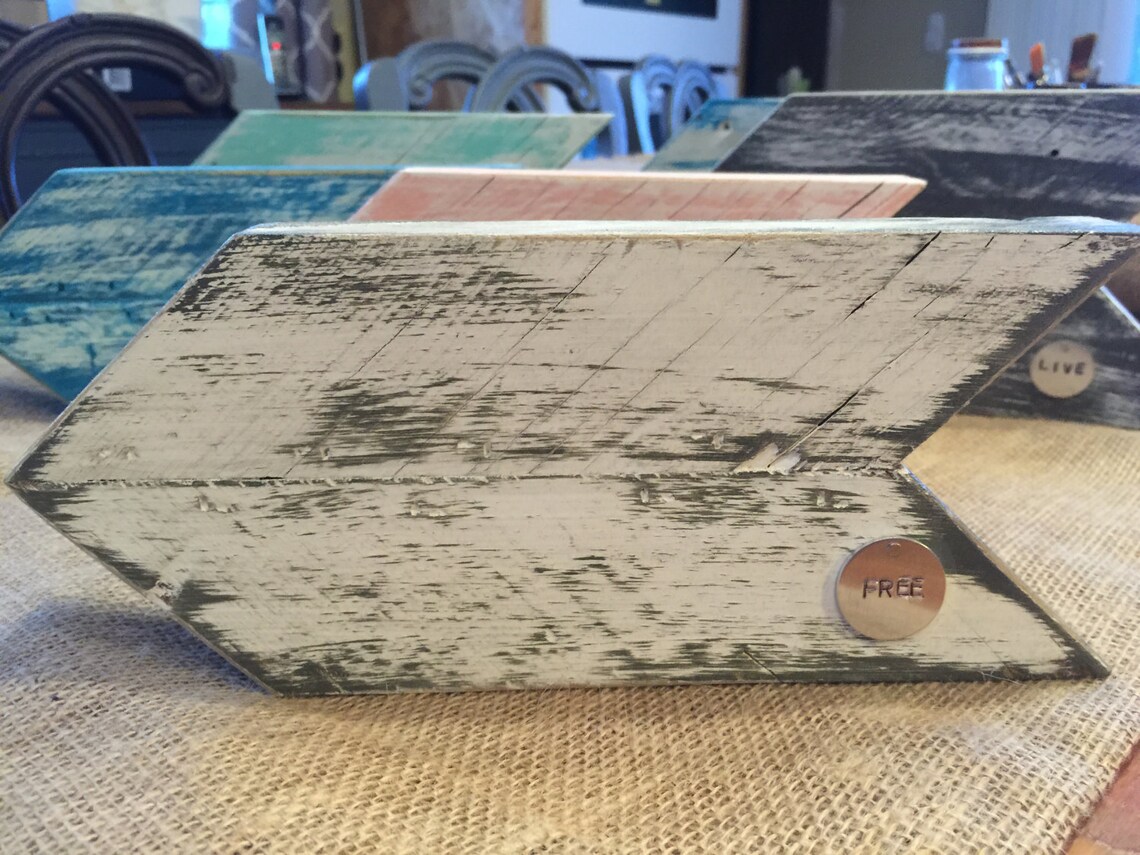 Rustic Wood Chevron Arrow Sign / Inspirational Sign / Wooden - Etsy