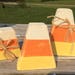 Rustic Wooden Candy Corn Blocks Decor 3pc Set / Fall Decor / Halloween ...