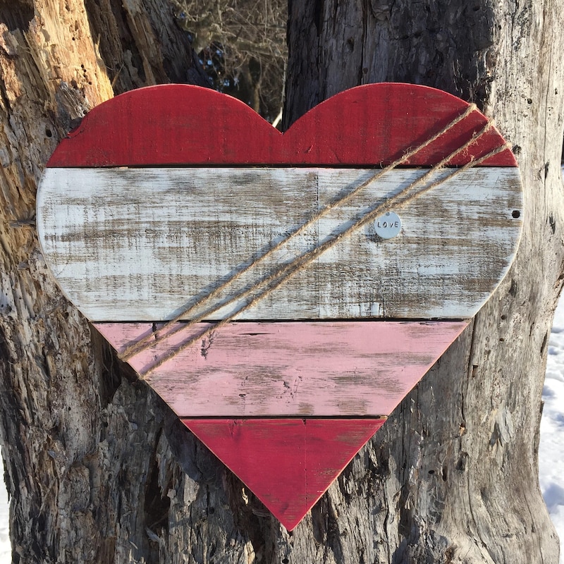 Wooden Pallet Heart - Etsy