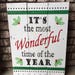 It's the Most Wonderful Time of the Year Sign/rustic Wooden Christmas ...