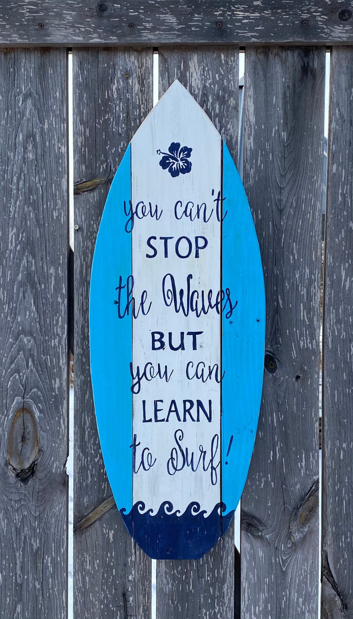 Surfboard Sign/wooden Surfboard Sign/surfboard Wall Art/beach - Etsy