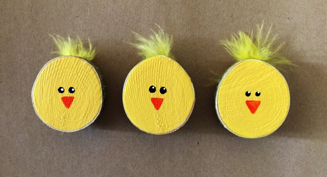 Wooden Chick Magnets/fridge Magnets/spring Magnets/chick - Etsy
