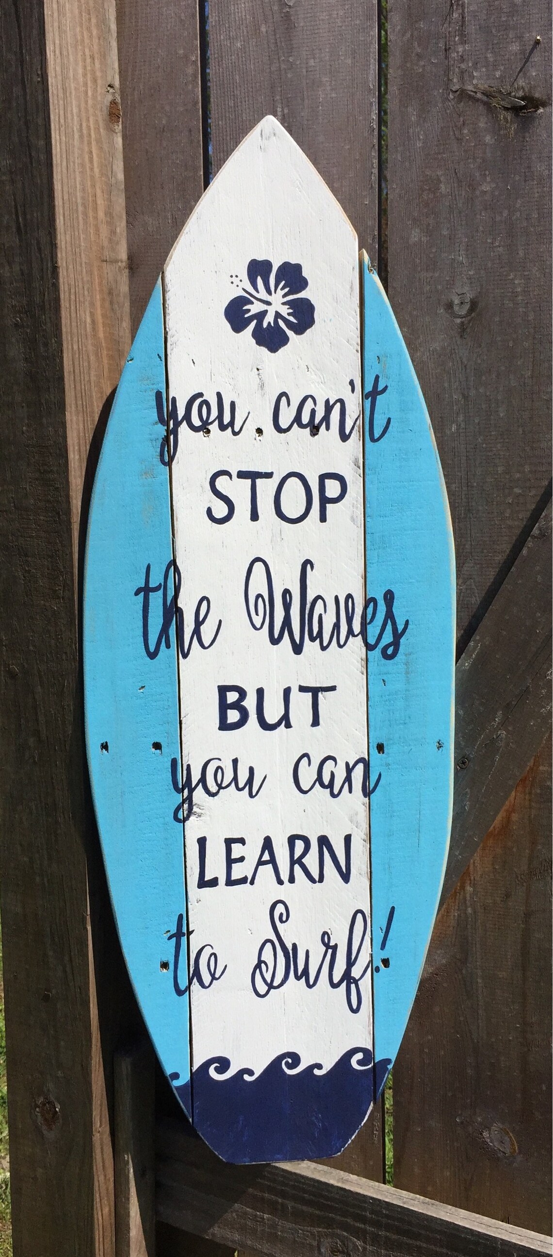 Surfboard Sign/wooden Surfboard Sign/surfboard Wall Art/beach Decor ...