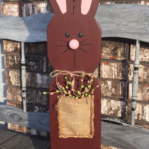 Wooden Bunny Stand - Etsy