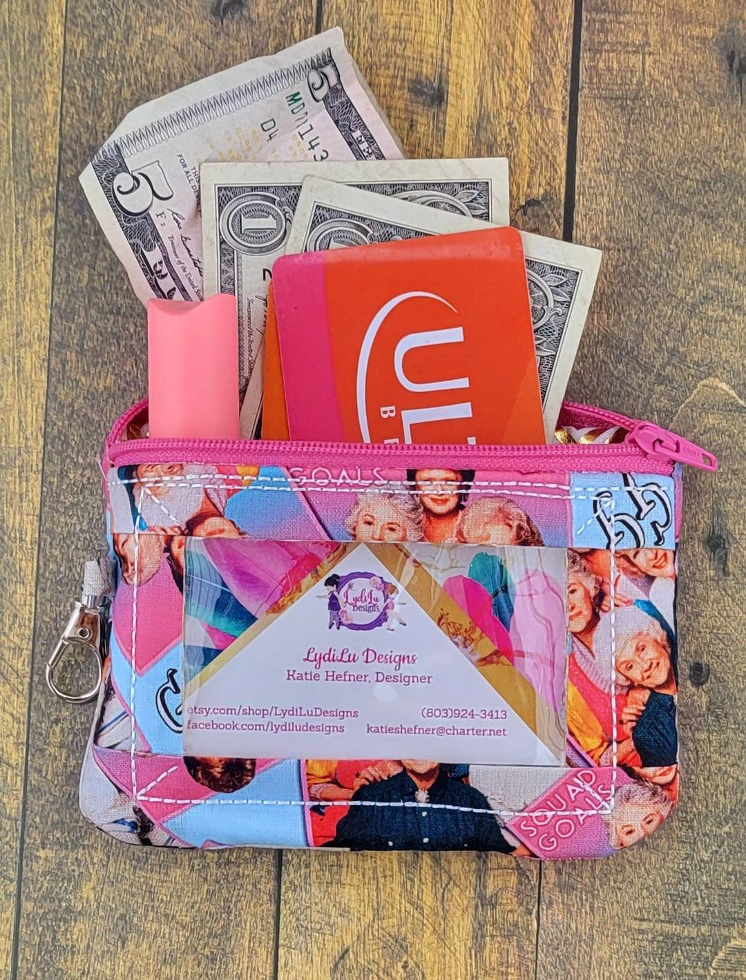 Id/coin Purse Made With Licensed Golden Girls Fabric - Etsy