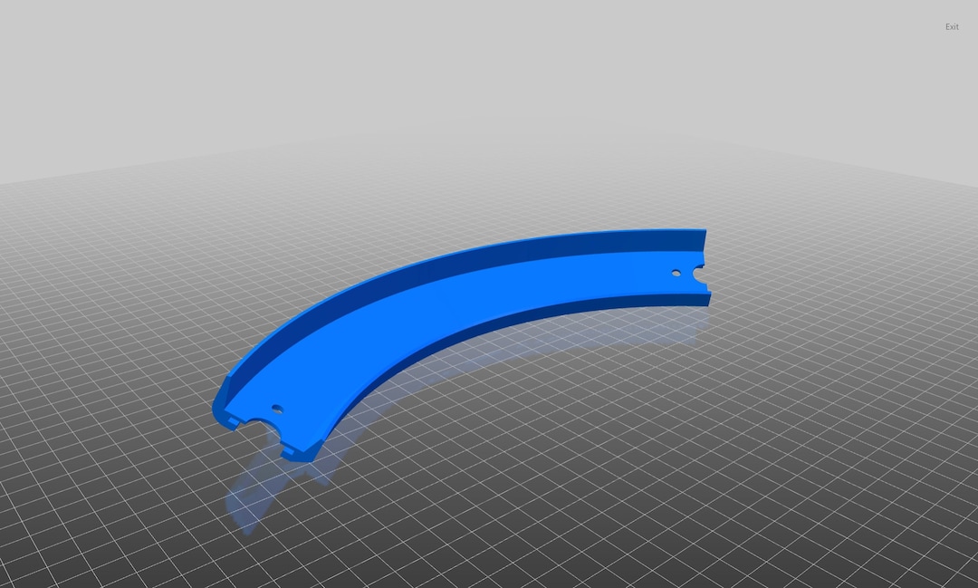 Hot Wheels 90deg Curve 30degrees 3D STL Print File - Etsy