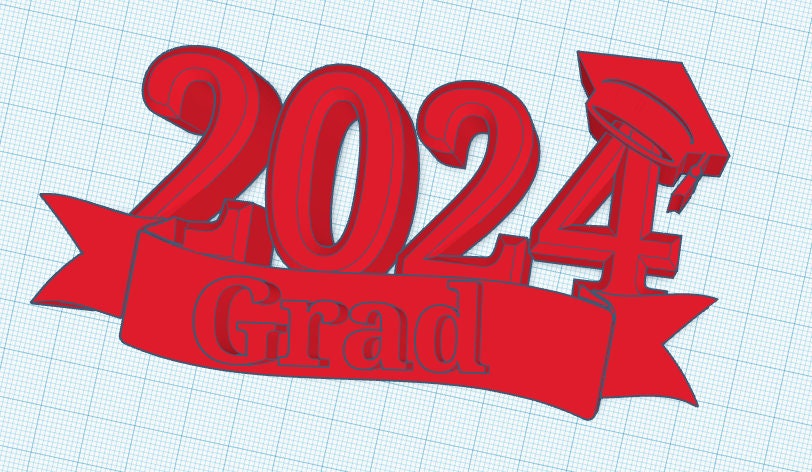2024 Grad STL 3d Design - Etsy