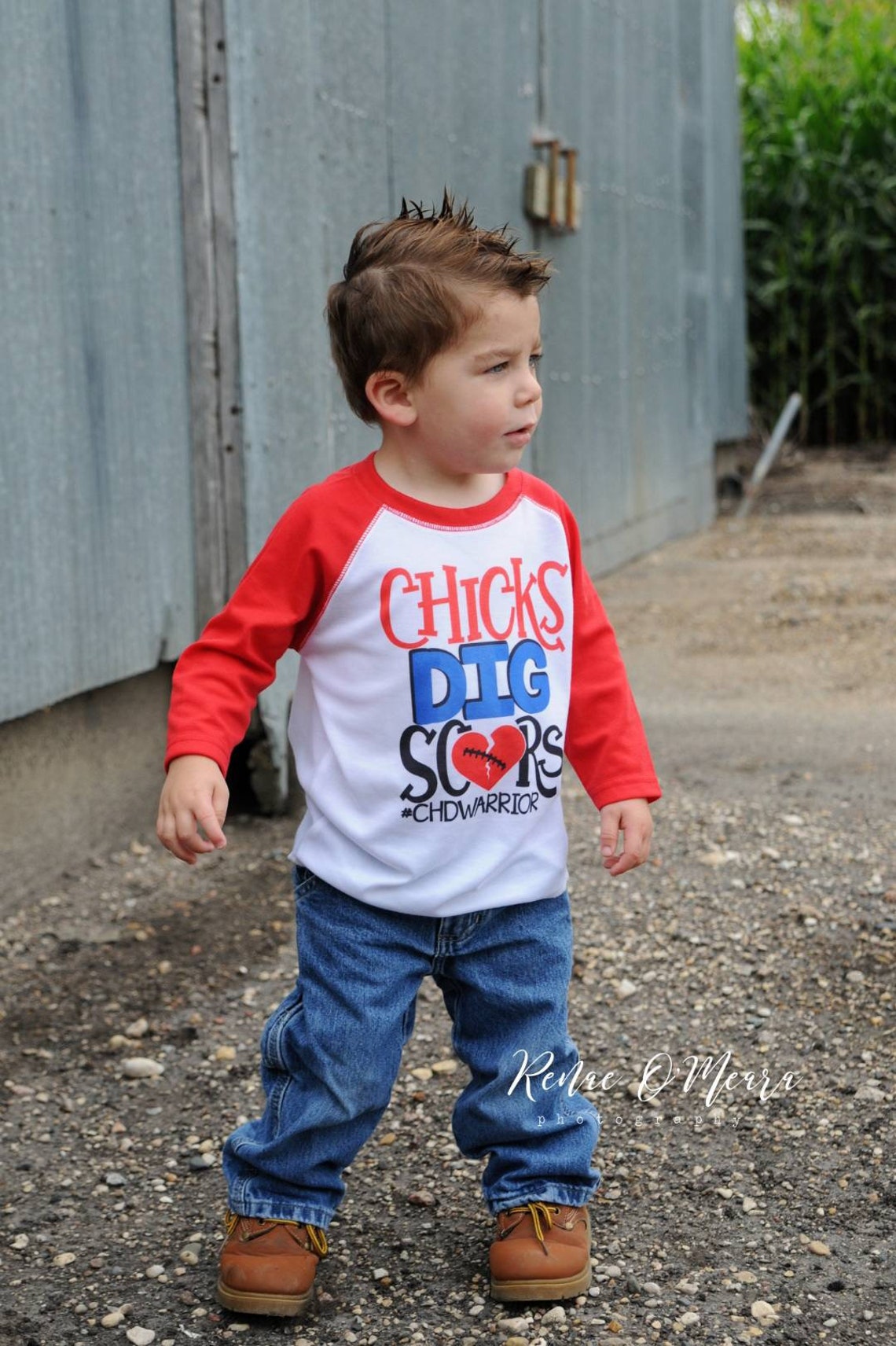 CHD Awareness Shirt Chicks Dig Scars CHD Warrior CHD | Etsy