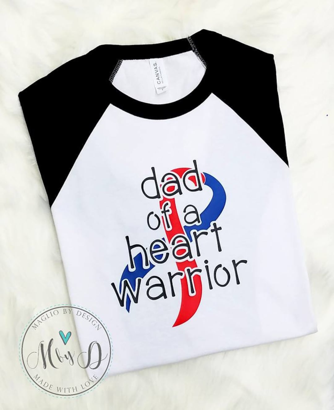 Dad of a Heart Warrior Shirt | CHD Awareness - Etsy