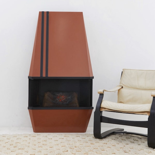 Vintage Electric Fireplace - Etsy
