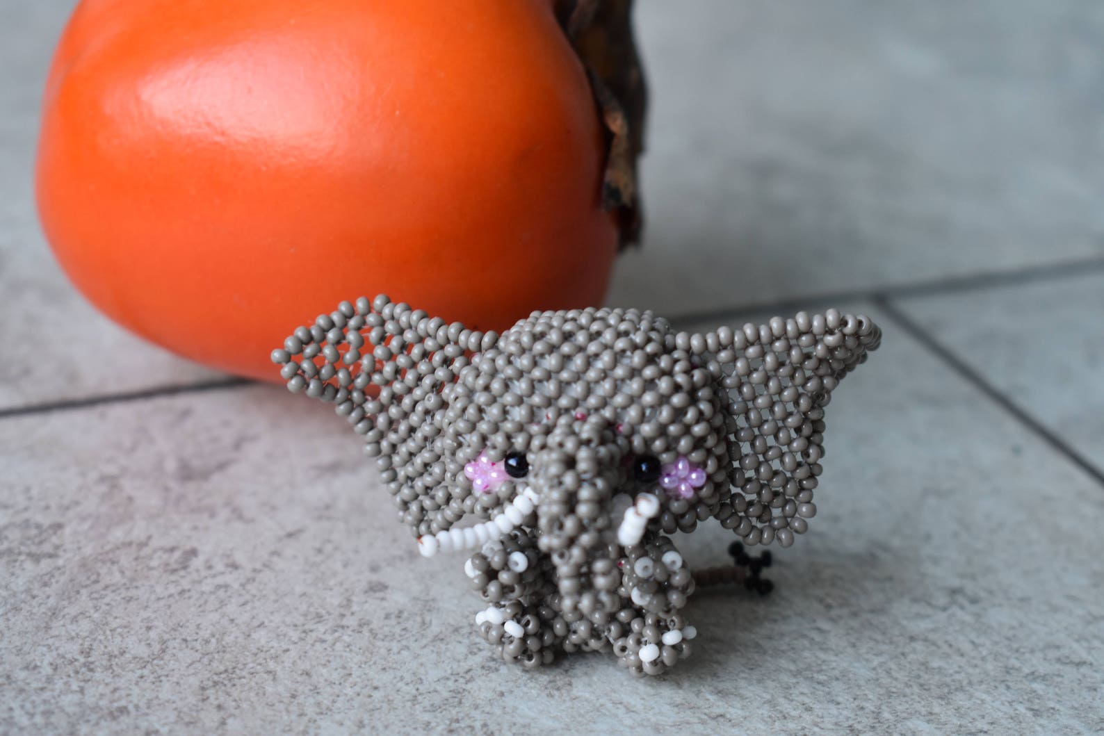 Beading patterns how to make elephant 3d beading tutorial | Etsy