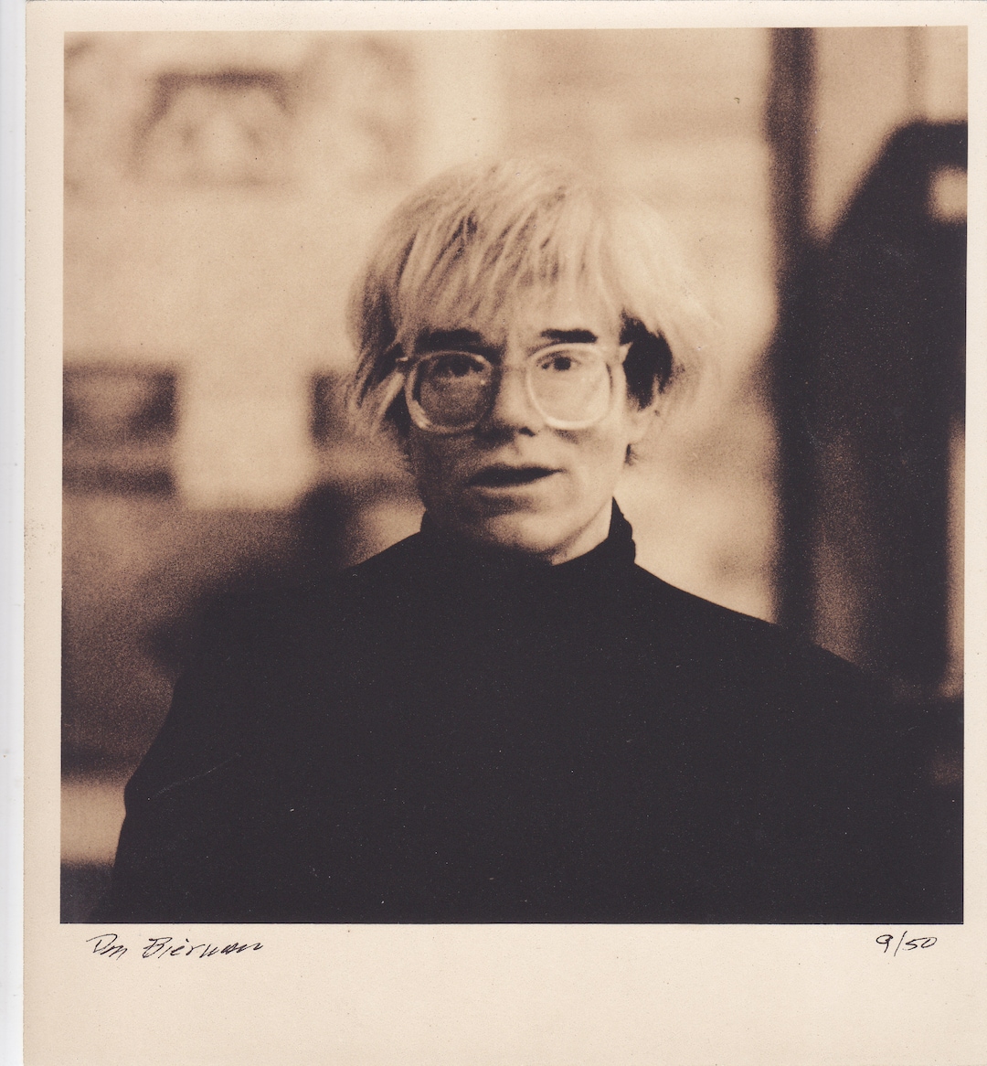 Andy Warhol Photo SIGNED by Don Bierman Original Photograph Kodak Opal ...