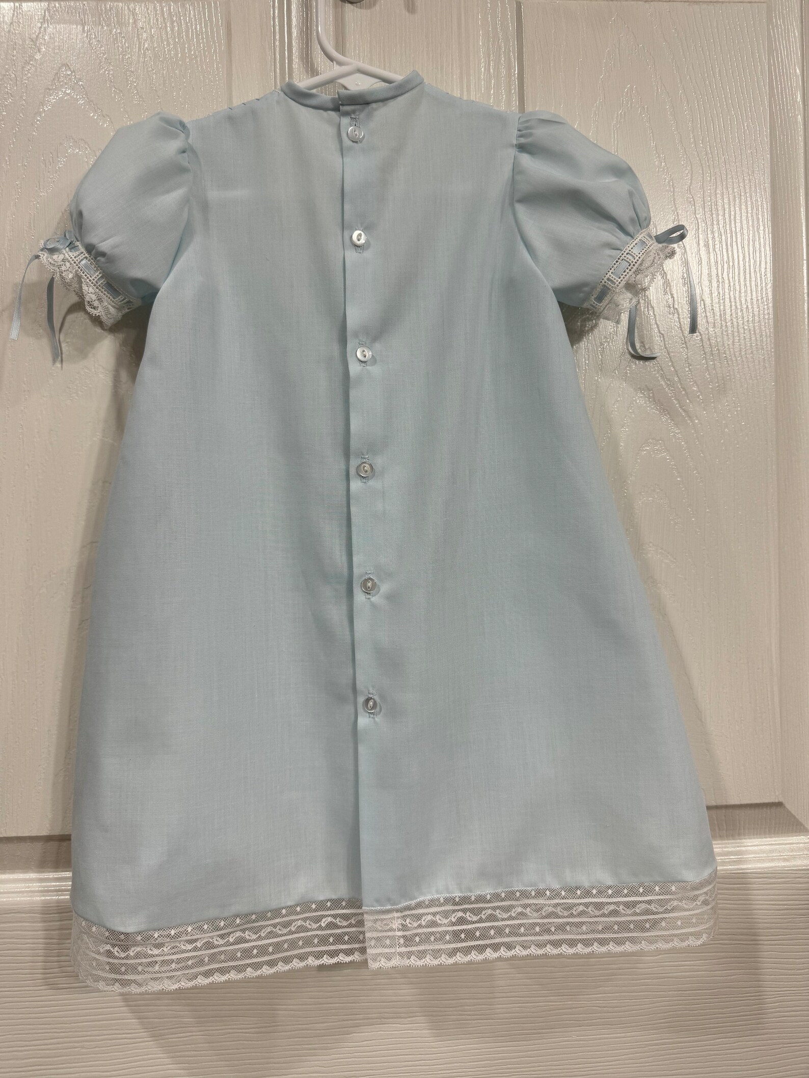 Newborn to 3 Month Baby Daygown in Blue - Etsy