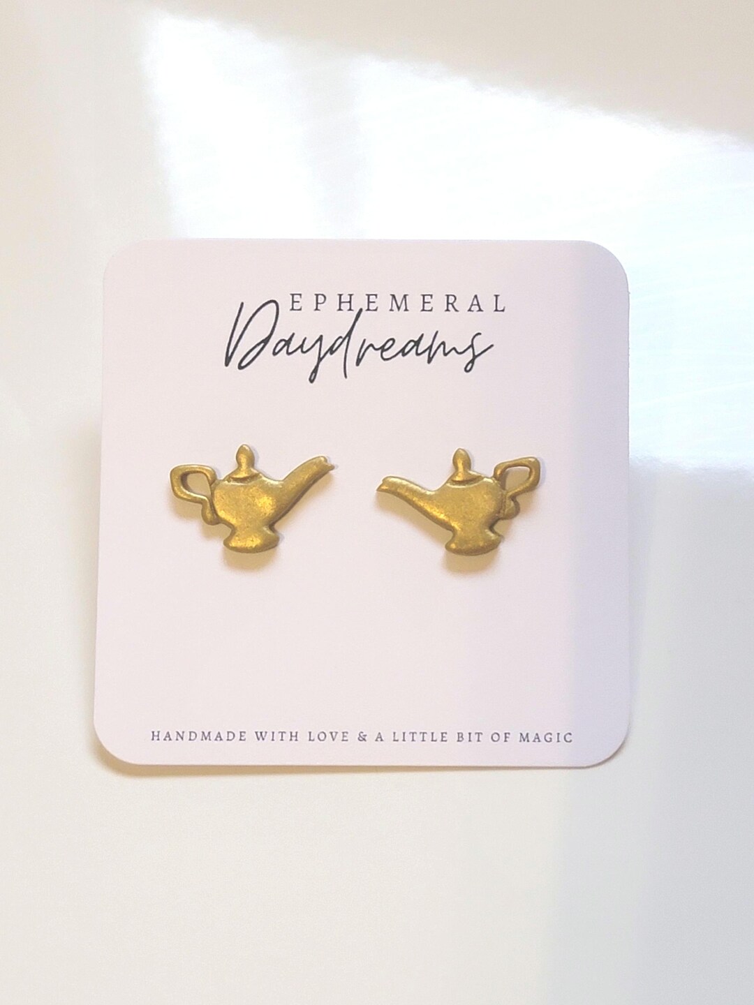 Arabia Magic Lamp Retro Nostalgia Handmade Polymer Clay Earrings - Etsy