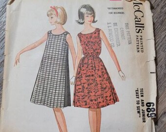 1963 Dress Pattern - Etsy