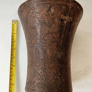 Pre Columbian Large Inca Period Wood Kero Cup South American Antiques ...