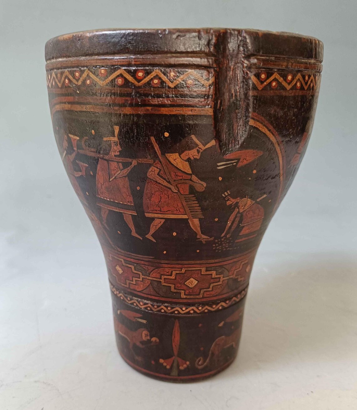 Antique Spanish Colonial Post Inca Colonial Kero Cup Peru - Etsy