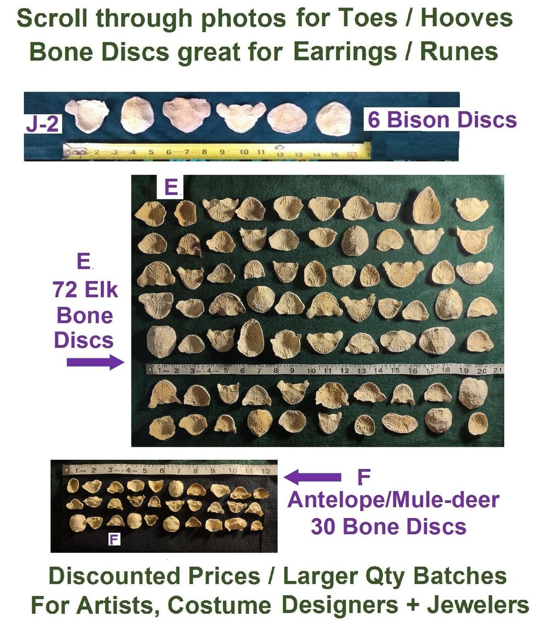 Quantity Price Small Bones for Jewelers/costume Designers. - Etsy
