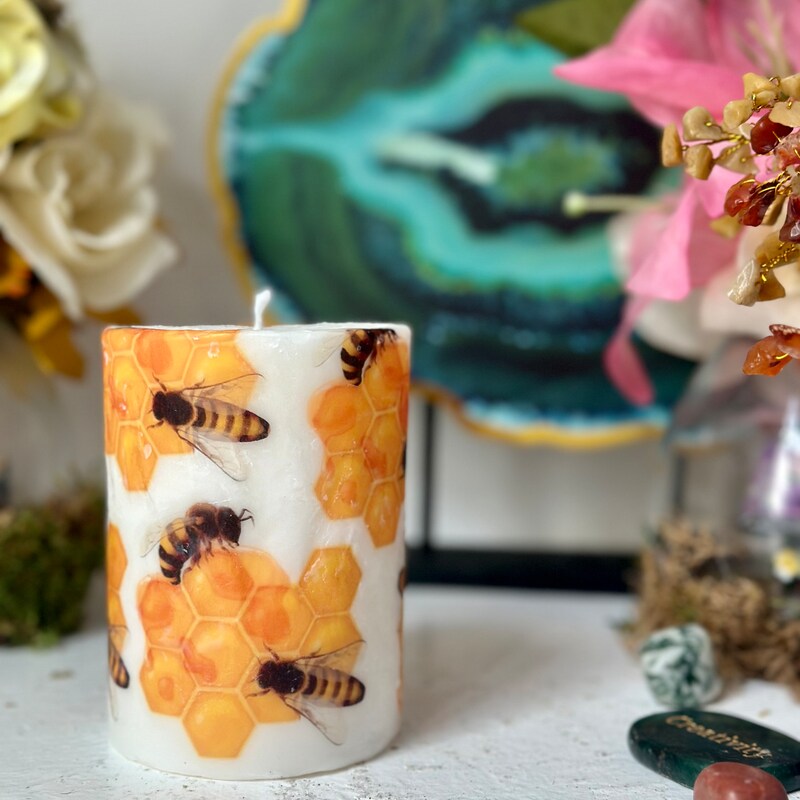 Bee Candle - Etsy