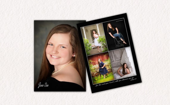 All About Me Graduation Announcement Download - Etsy