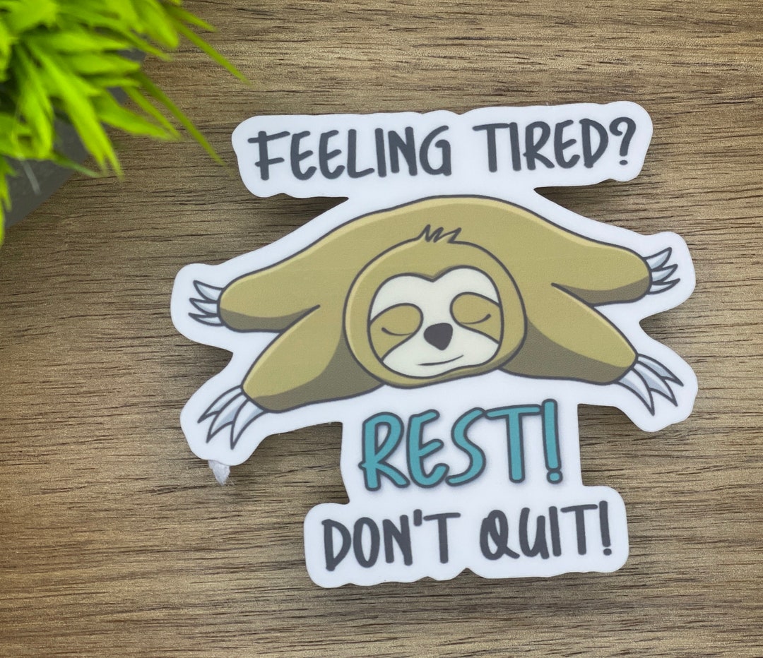Feeling Tired Rest Dont Quit Invisible Illness Pots - Etsy