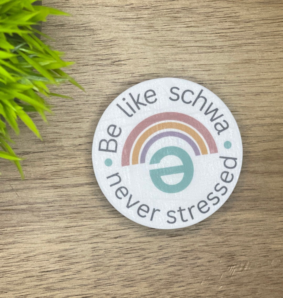 Be Like Schwa Sticker Science of Reading Teacher Gift - Etsy