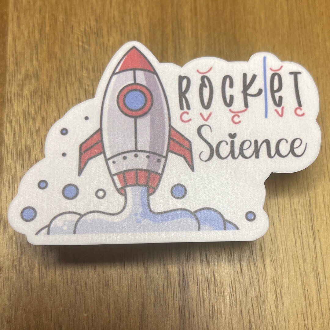 Rocket Science Sticker || Science of Reading, Teacher Gift, Read, Book ...