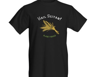 Hail Seitan Vegetarian Devil Horns Skeleton Hand Bones - Etsy